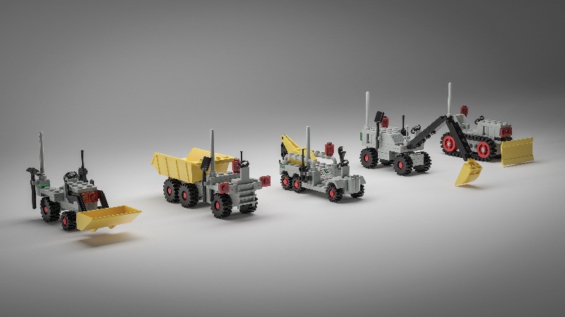 LEGO MOC Classic Space Bulldozer by PeterRT | Rebrickable - Build with LEGO