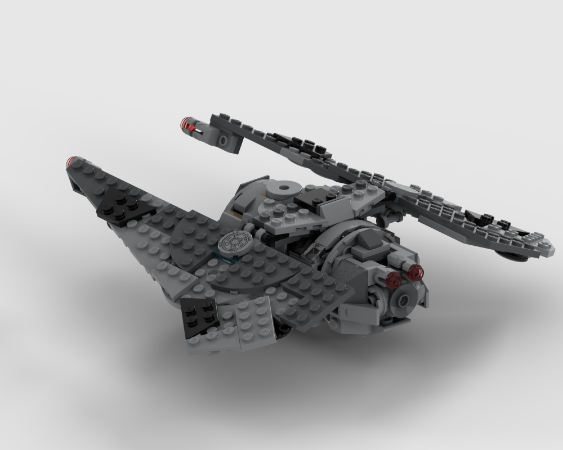 LEGO MOC-143346 TIE x1 experimental air superiority fighter 1:80 by ...