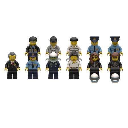 LEGO MOC Metro Police Department by Curraheetom | Rebrickable - Build ...