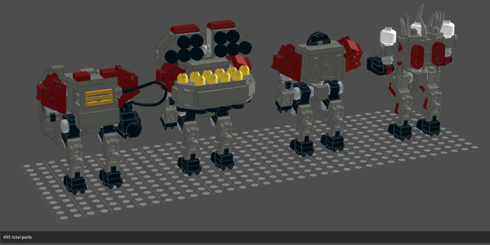 LEGO MOC-212075 Helldivers 2 Automaton Berserker and Devastators by ...