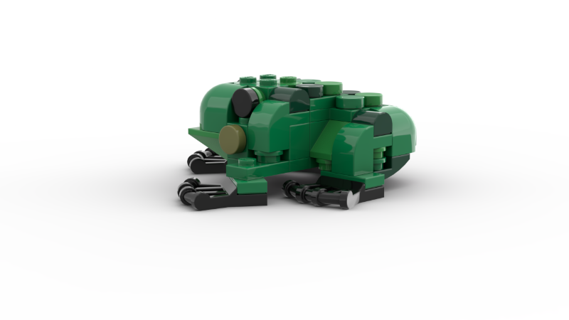 LEGO MOC Frog by OwlClicker | Rebrickable - Build with LEGO