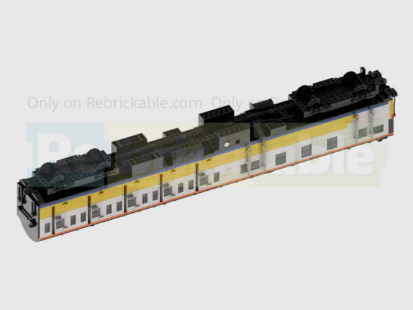LEGO MOC 8 Stud Wide Class 205 'Thumper' DEMU Train in Connex Livery by ...