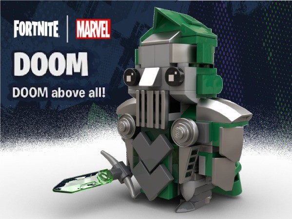 LEGO MOC FORTNITE - Polar Peely (Frozen) by ALLEGORY | Rebrickable ...