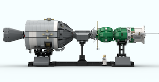 LEGO MOC Apollo Comand and Service Module by iscatrebor | Rebrickable ...