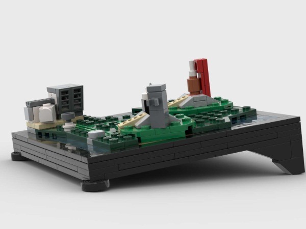 LEGO MOC-183566 Mosaic Series | Display Stand by Citrinites ...