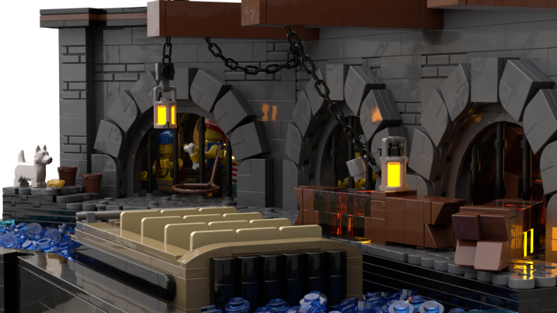 LEGO MOC Pirates of the Caribbean ride - Jail scene by ...
