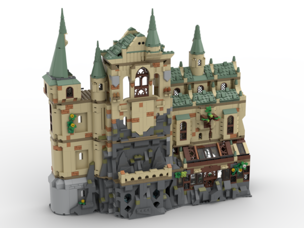 LEGO MOC HP Modular - Green Dorms by Gobsmack | Rebrickable - Build ...