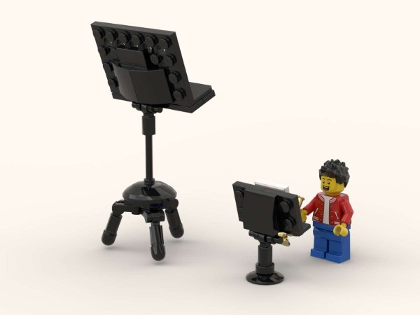 LEGO MOC Two music stands by markodama | Rebrickable - Build with LEGO
