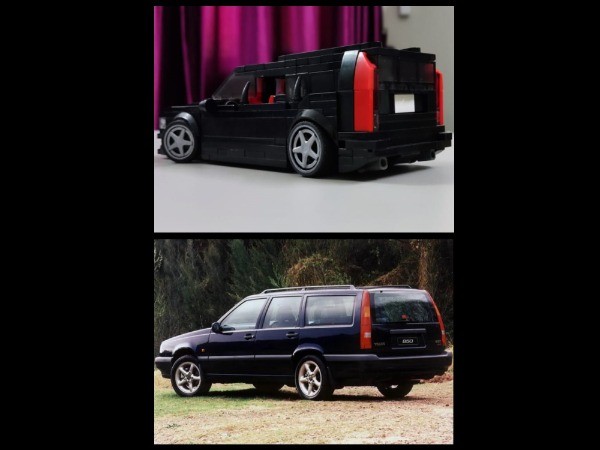 LEGO MOC Volvo 850 Estate R by RI Brix | Rebrickable - Build with LEGO