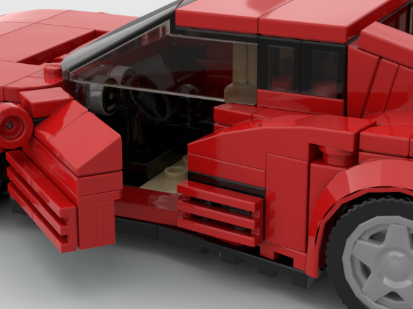 LEGO MOC Ferrari Testarossa 8/10 stud by pedroportelaneto | Rebrickable ...