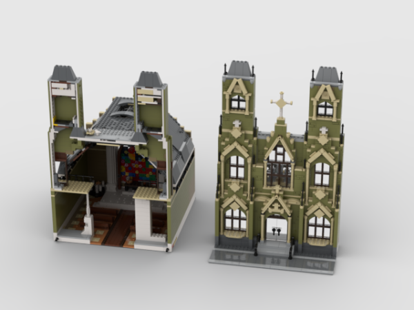LEGO MOC-187468 Cathedral by PriXard | Rebrickable - Build with LEGO