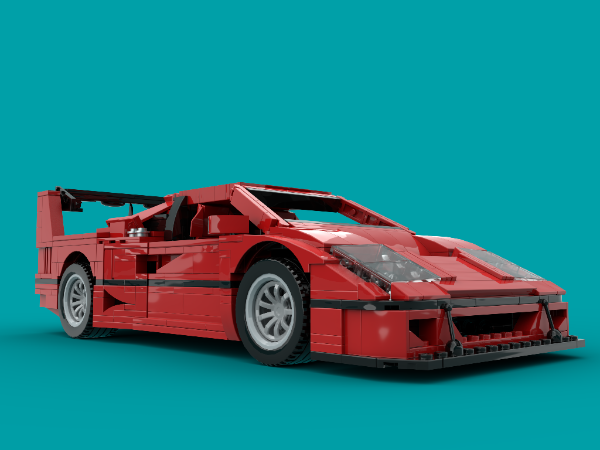 LEGO MOC Ferrari F40 LM / Competizione - MOC by ynsclsn | Rebrickable ...
