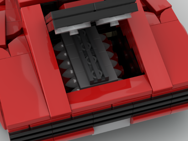 LEGO MOC Ferrari Testarossa 8/10 stud by pedroportelaneto | Rebrickable ...