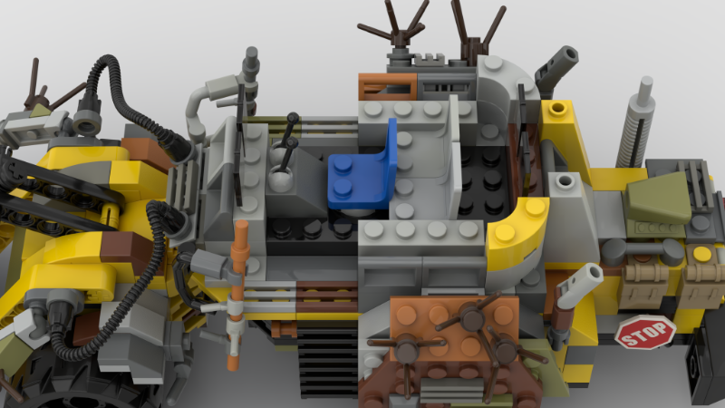 LEGO MOC Doomsday Bulldozer (Road Clearing Machine) by 蓝呱呱呱呱 ...