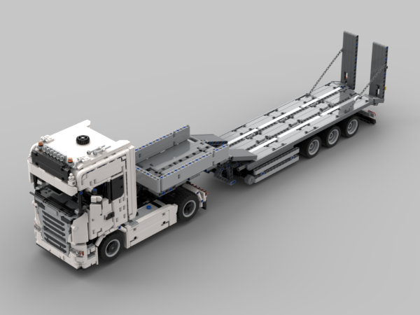 LEGO MOC LOW LOADER TRAILER ( 1:21 Scale ) by BricKimi | Rebrickable ...