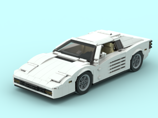 LEGO MOC 1:18 MIAMI VICE - Ferrari Testarossa by Double_U_Bricks ...