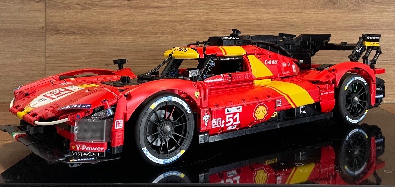 LEGO MOC Ferrari Hypercar 499P (incl. 2023 and 2024 winning cars) 1:8 ...