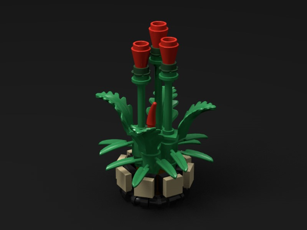 LEGO MOC Mini Spatiphyllum (Peace Lily) by k_rachval | Rebrickable ...