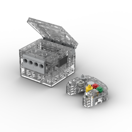 LEGO MOC GameCube (Transparent Shell) by nostalgics | Rebrickable ...