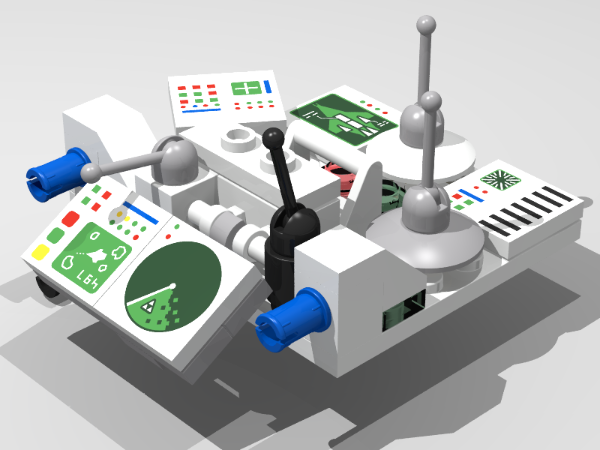 LEGO MOC Stingray: Deep space explorer. (Very) Alternate build for ...