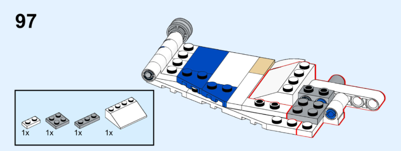 LEGO MOC-197420 Blue Leader T65b Starfighter (2.0 Update) by ...