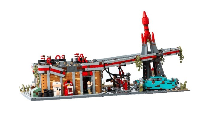 LEGO MOC Fallout Red Rocket Truck Stop by RStuijvenberg | Rebrickable ...