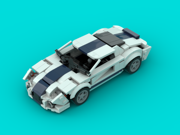 LEGO MOC Ford GT '05 by Thecarmoccer | Rebrickable - Build with LEGO
