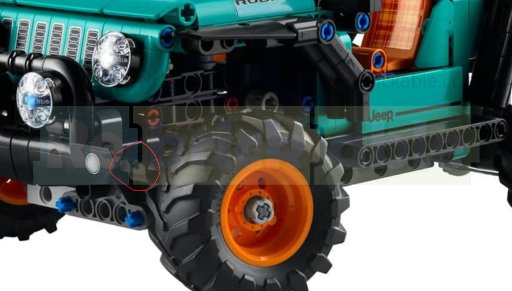 LEGO Set 42227-1 Jeep Wrangler Rubicon SUV (2026 Technic) | Rebrickable ...