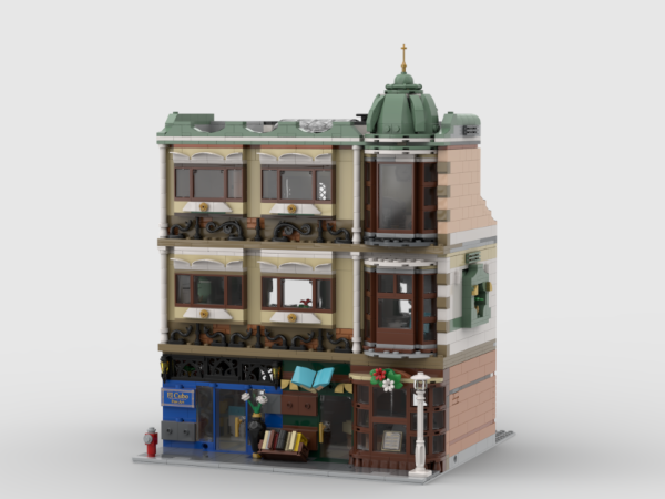 LEGO MOC Book shop and El Cubo Fine Art Cafe, Alternate build of Lego ...
