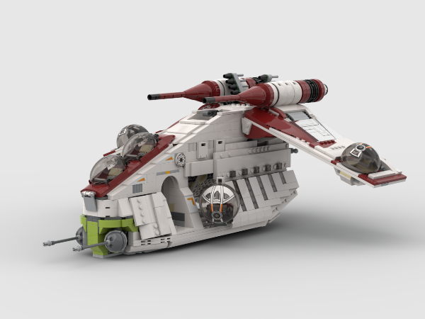 LEGO MOC-177967 75021 REPUBLIC GUNSHIP MODIFIED by DETAIL BRICKS ...