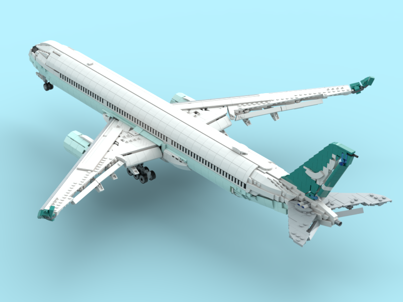 LEGO MOC Cathay PACIFIC Airbus A350-1000 by ryangc_productions ...