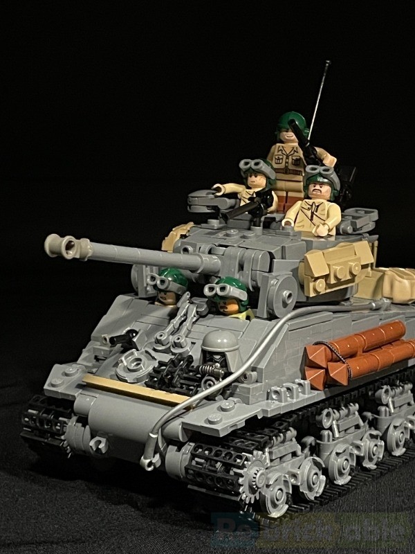LEGO MOC-248644 M4A3E8 Sherman "Fury" by lukemocs | Rebrickable - Build ...