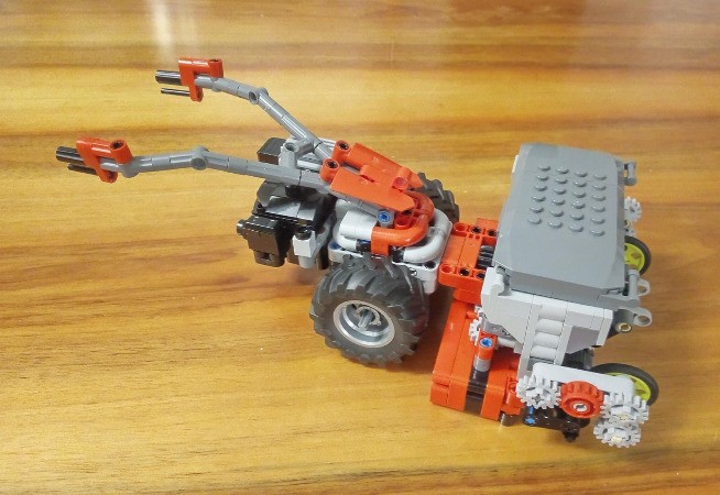 LEGO MOC Seed Drill to Mount on Rotary Harrow for Single-Axle Tractor ...
