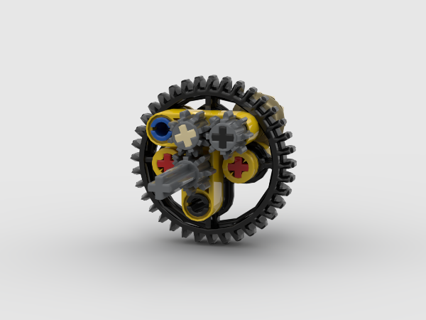 LEGO MOC Custom differential 4 studs thin by larwa | Rebrickable ...