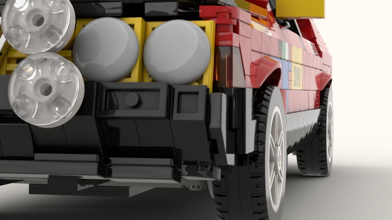 LEGO MOC Fiat Ritmo RALLY by Aquil8 | Rebrickable - Build with LEGO