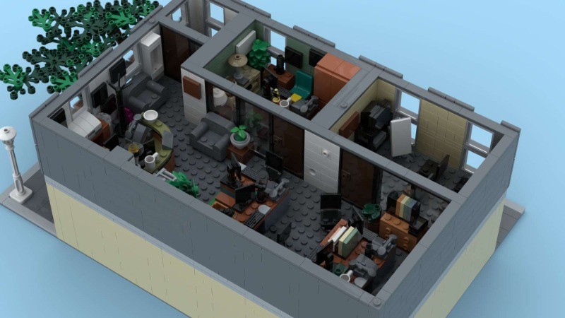 LEGO MOC The Office Dunder Mifflin Modular Building by lego_modular ...