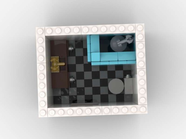 LEGO MOC Bathroom by WaldheimBoys | Rebrickable - Build with LEGO