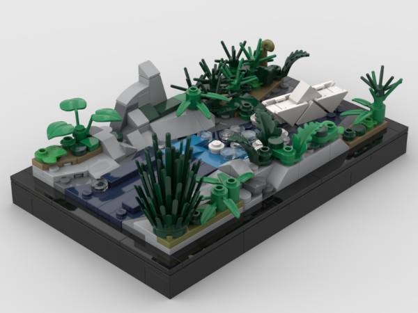 LEGO MOC-182204 Paper boat going down a stream by Henktor | Rebrickable ...