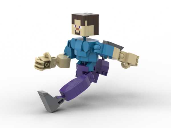 LEGO MOC Buff Steve by WafityYT | Rebrickable - Build with LEGO