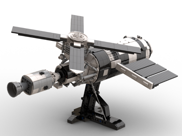 LEGO MOC 1:75 Scale Skylab Orbital Workshop "As Designed" Version by ...