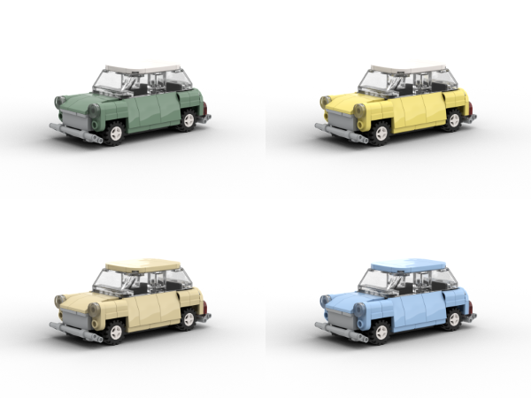 LEGO MOC mini 1959 by brickshrimp | Rebrickable - Build with LEGO