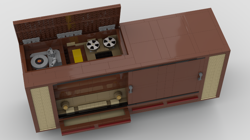 LEGO MOC Music Chest SABA Bodensee 126 with DAB+ Radio by hjvdh ...