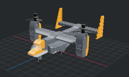 LEGO MOC 42113 Bell Boeing V-22 osprey (microscale) by Lego_fan2 ...