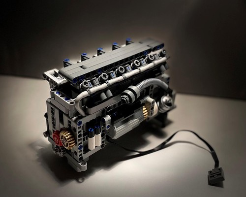 LEGO MOC 6 cylinder in-line engine by technicbasics | Rebrickable ...