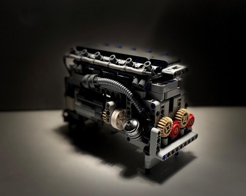 LEGO MOC 6 cylinder in-line engine by technicbasics | Rebrickable ...