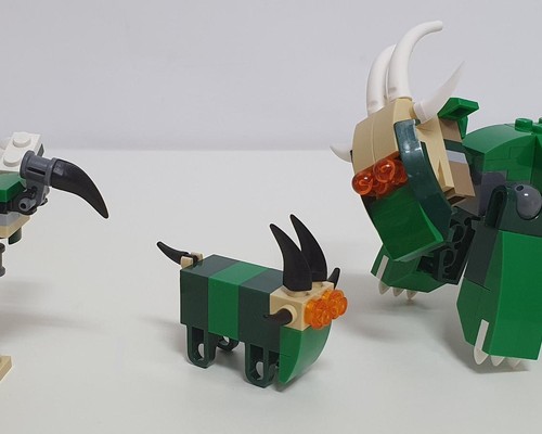 LEGO MOC Mountain Goats and Vulture by JKBrickworks | Rebrickable ...