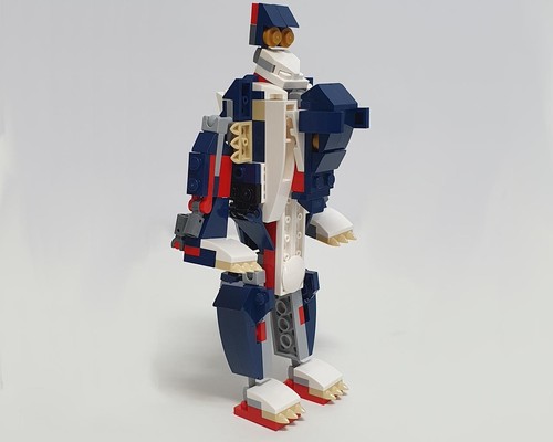 LEGO MOC Deep Blue: Wolf Transformer by Ailurophelia | Rebrickable ...