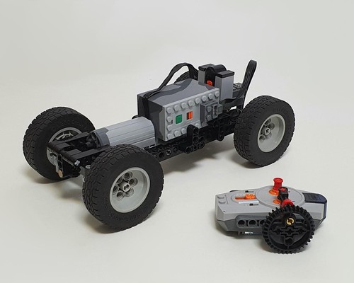 LEGO MOC Simple RC Car Chassis by NicoW | Rebrickable - Build with LEGO