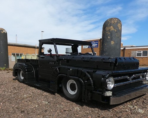 LEGO MOC Ford F100 by Loxlego | Rebrickable - Build with LEGO