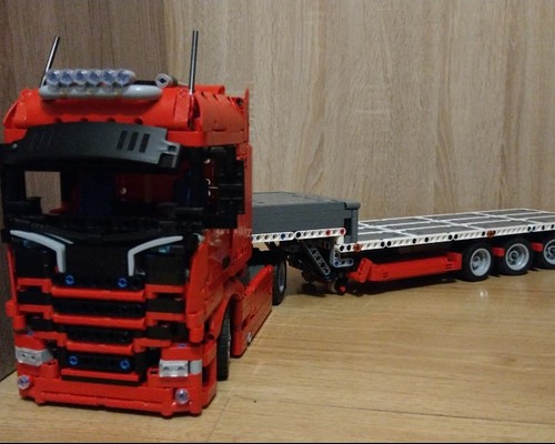 LEGO MOC Scania truck and steering trailer by technicprojects ...